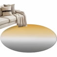Color Gradient Pattern Round Area Rug 4 FT, Non Slip Indoor Outdoor Rug ...