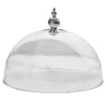 Cake Cover Dome 20x20cm, Clear Plastic Food Cloche for Cake Stand ...