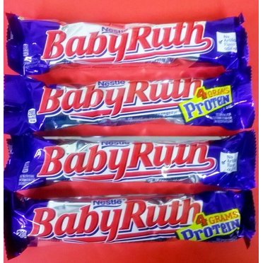 Baby Ruth Milk Chocolate Candy Bars, 2.1 Ounce - 24 Pack - Walmart.com