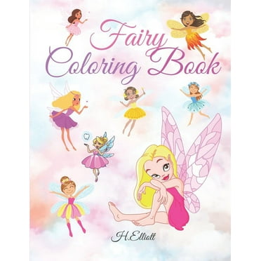 Fairy Coloring Book for Kids: Fantasy Fairy Tale Designs with Cute ...