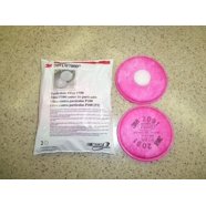 3M Half Facepiece Respirator Assembly 6391 Large, with 3M Particulate ...