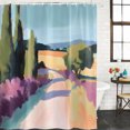 72x78 Inch Shower Curtain Country Road Bathroom Decor, Waterproof ...