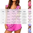 Annhoo Women's Pajama Set Lightweight Sleeveless Ruffle Trim Bow Top ...