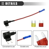 Unique Bargains Universal Add a Circuit 12V Mini Fuse Tap with 2pcs 10A ...