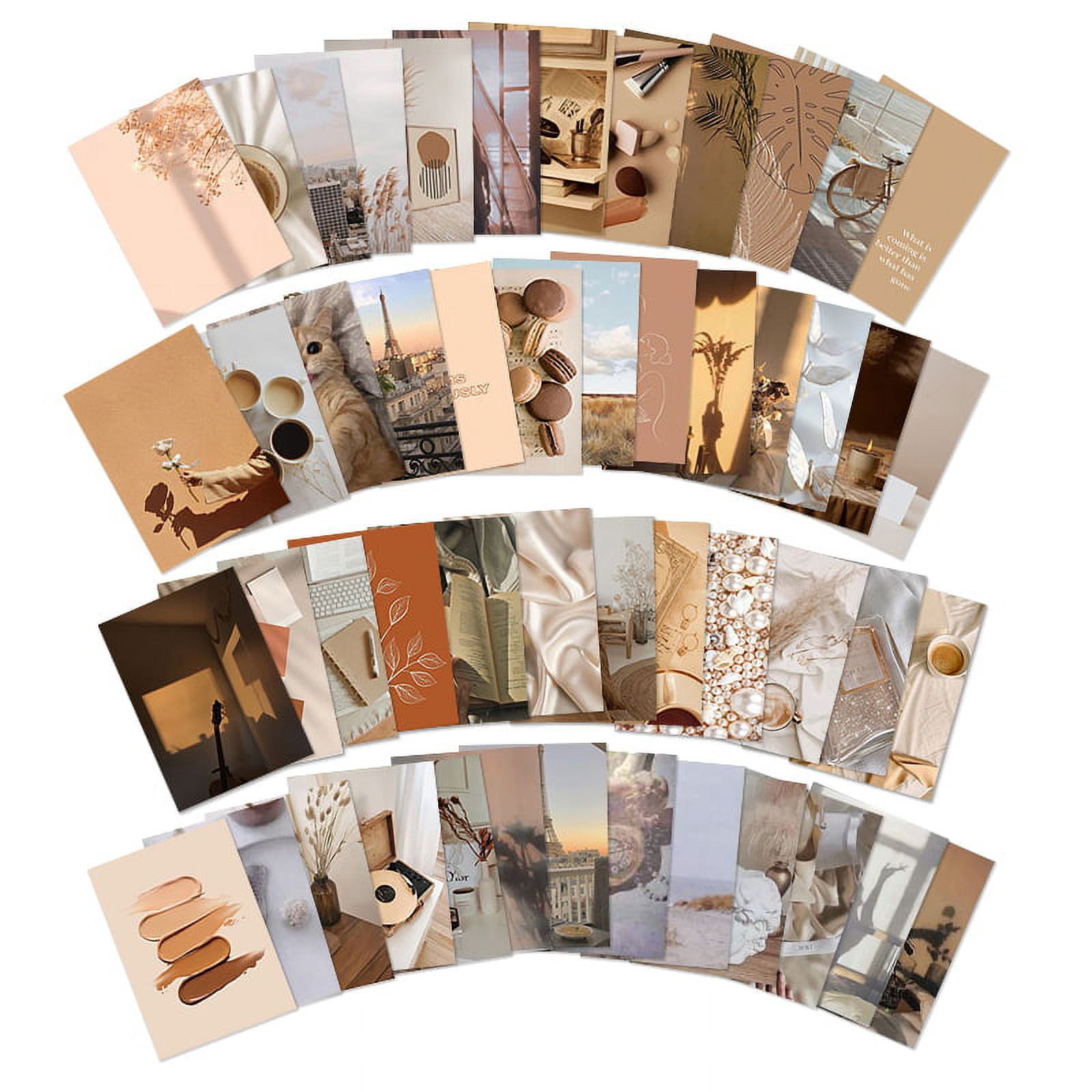 50Pcs Beige Aesthetic Wall Collage Kit for Warm Australia | Ubuy