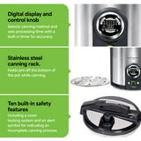 Presto Precise 02152 17 Qt Stainless Steel Electric Pressure Canner ...