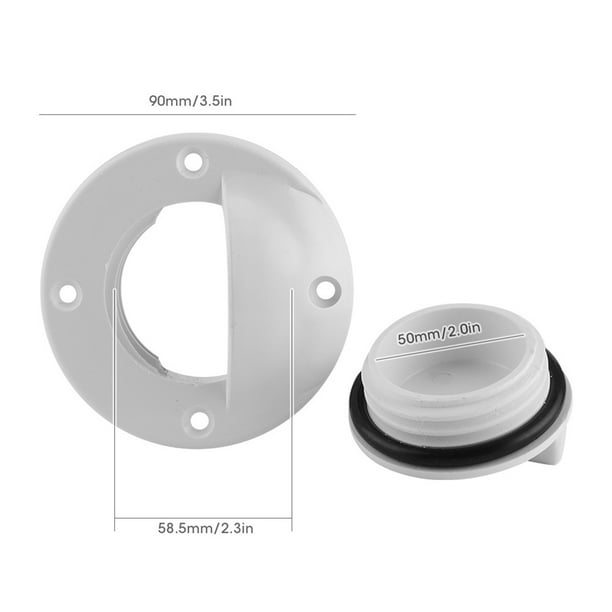 Marine Drain,Universal Transom Drain Scupper Boat Drain Valve Scupper ...