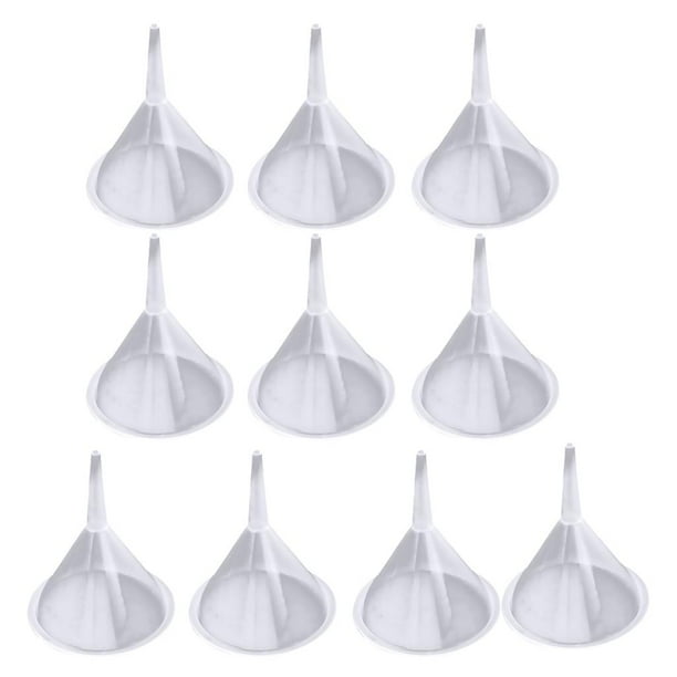 10PC Mini Funnels Dia. 3mm Filling Funnel Narrow Neck for Liquid Oil ...
