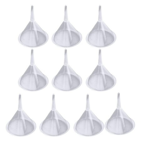 10PC Mini Funnels Dia. 3mm Filling Funnel Narrow Neck for Liquid Oil ...