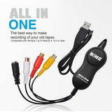 UCEC USB 2.0 Video Capture Card Device, VHS VCR TV to DVD Converter for ...