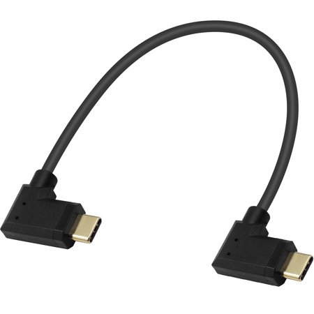 USB C Right Angle Cable 1feet, Short Right Angle USB C Cable, USB C 90 ...