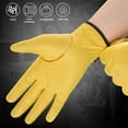 【Ready Stock】 Upgrade Leather Working Gloves Work Gardening Gloves ...