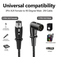 3Pin Male to Female Balanced Microphone Cable for Studio & Live Sound ...