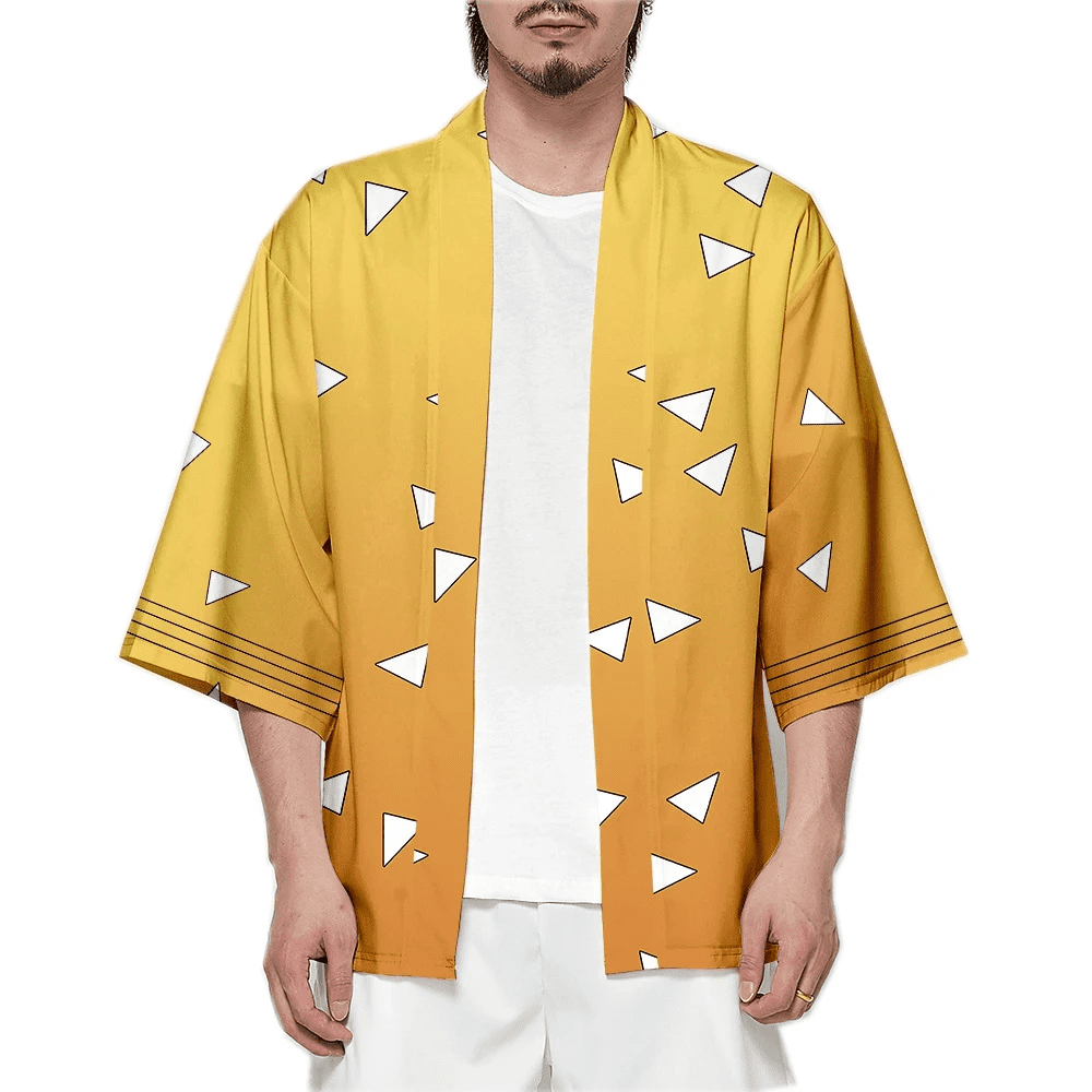 Disfraz de Kamado Tanjirou con personajes de anime, kimono rosa Kamade ...