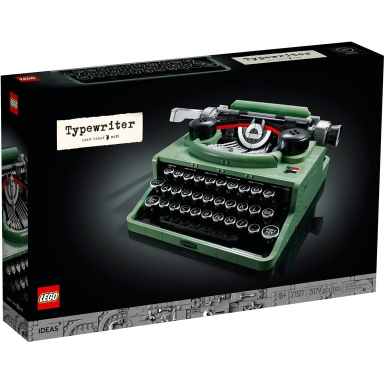 Typewriter Lego Retro Typewriter Building Block Set: 3D Model Mini ...