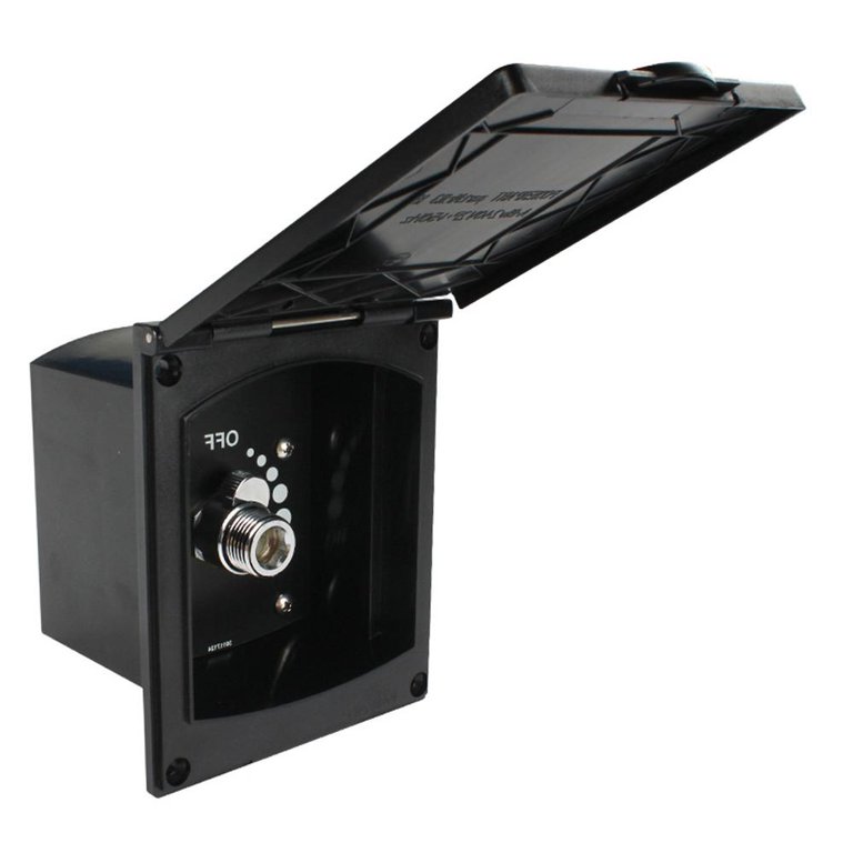 Coiled Hose Shower RV Outdoor Shower Box Kit - Exterior Shower ...