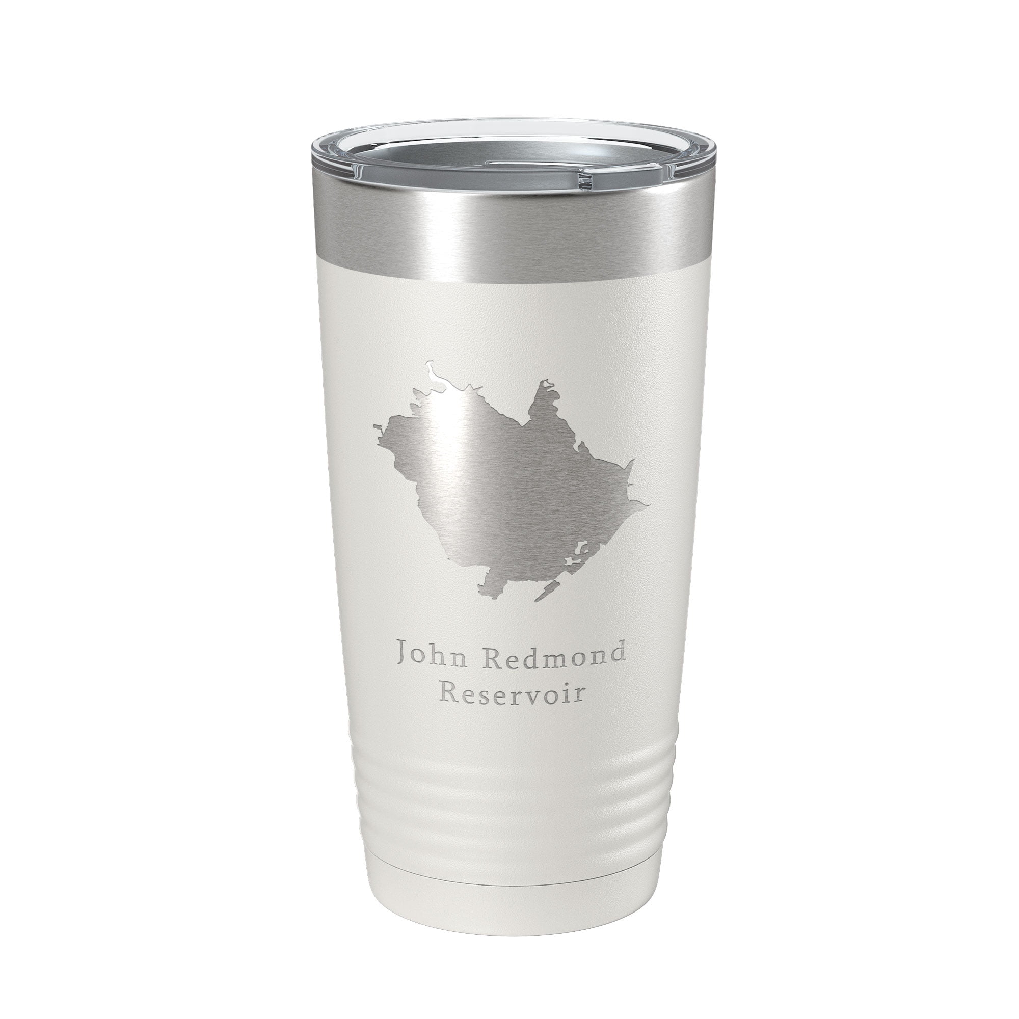 John Redmond Reservoir Tumbler Lake Map Travel Mug Insulated Laser ...