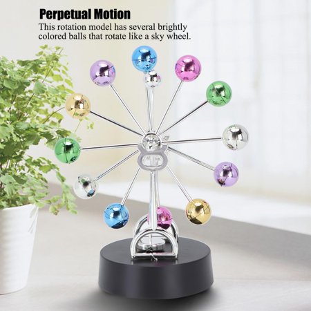 Cergrey Plastic Revolving Ball Rotation Perpetual Motion Home Table ...