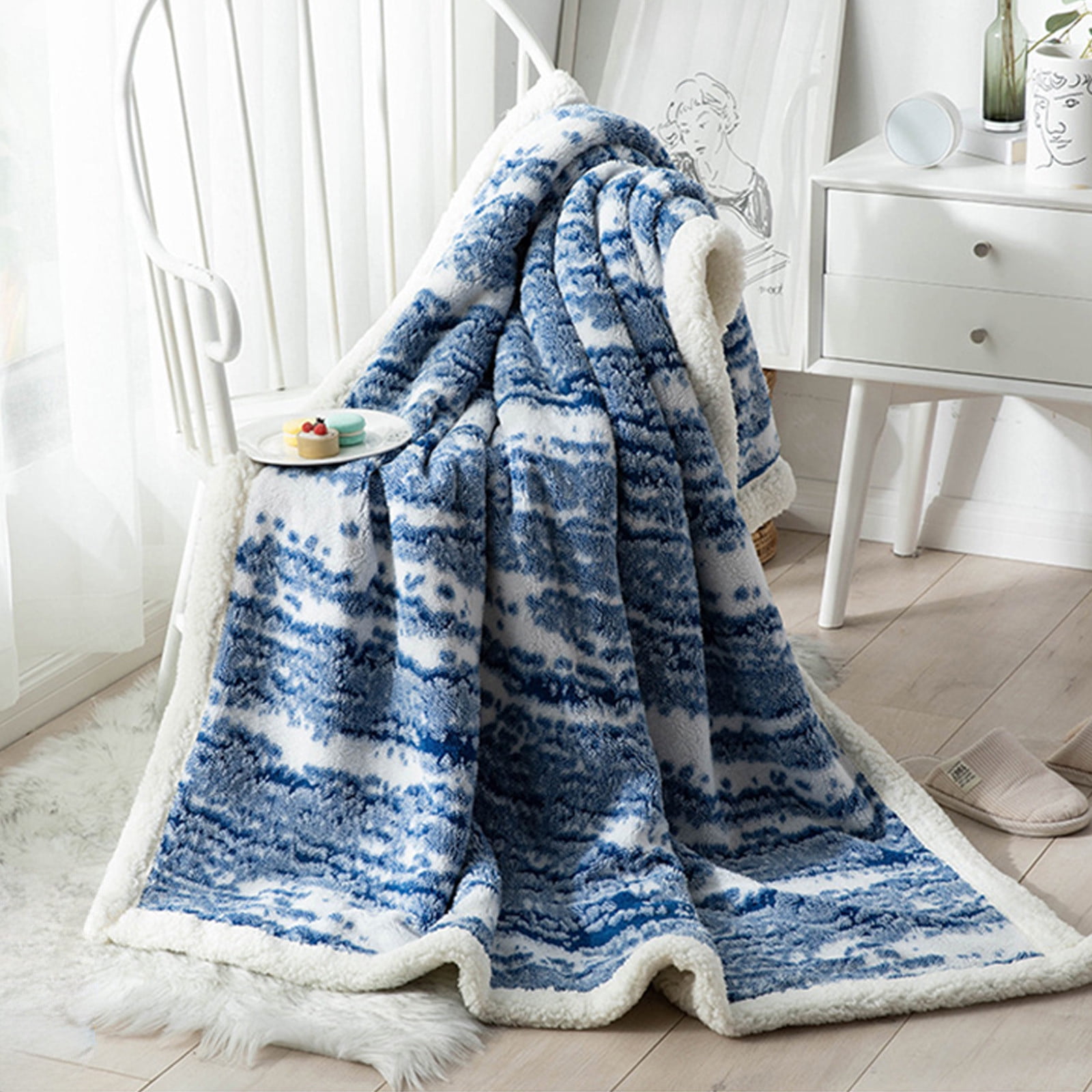 Click here for Boovnll Decorative Ultra Soft Plush Throw Blanket... prices