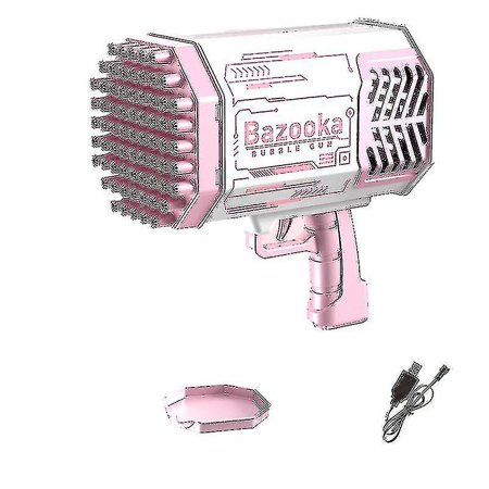 Bubble Machine Gun, Diy Bubble Bazooka Machine 69 Holes Bubble Blower ...