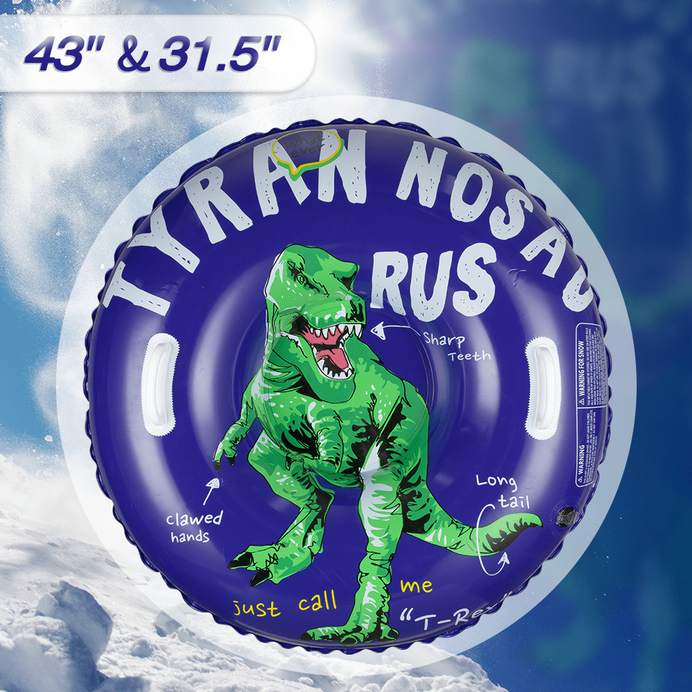 HA-EMORE Snow Tube for Kids and Adults Inflatable Snow Tube for ...