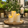Less Candles With Timer And Remote Control Operated Led Realistic ...