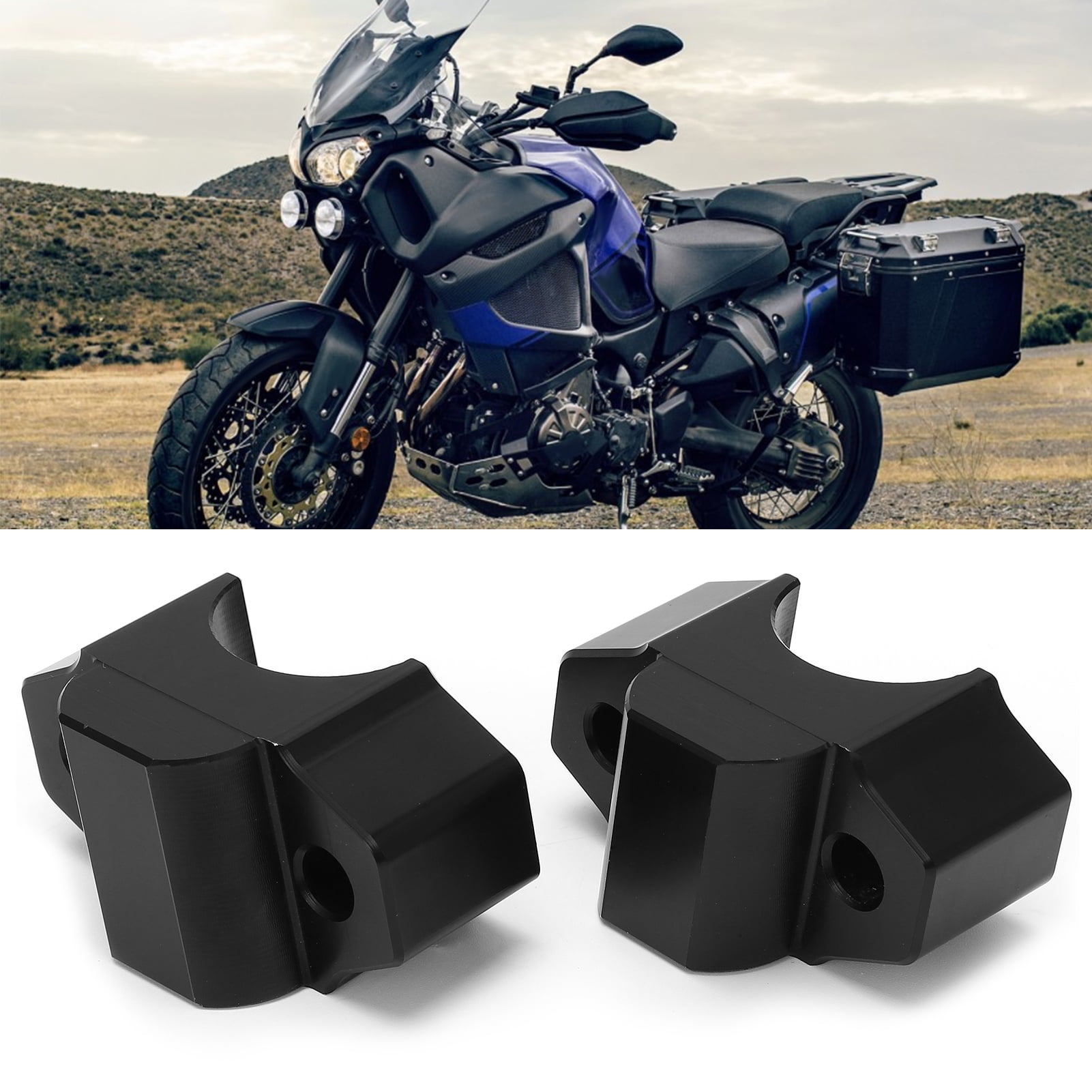 Tbest Handlebar Riser,Handlebar Riser Mount Aluminum Alloy Replacement ...