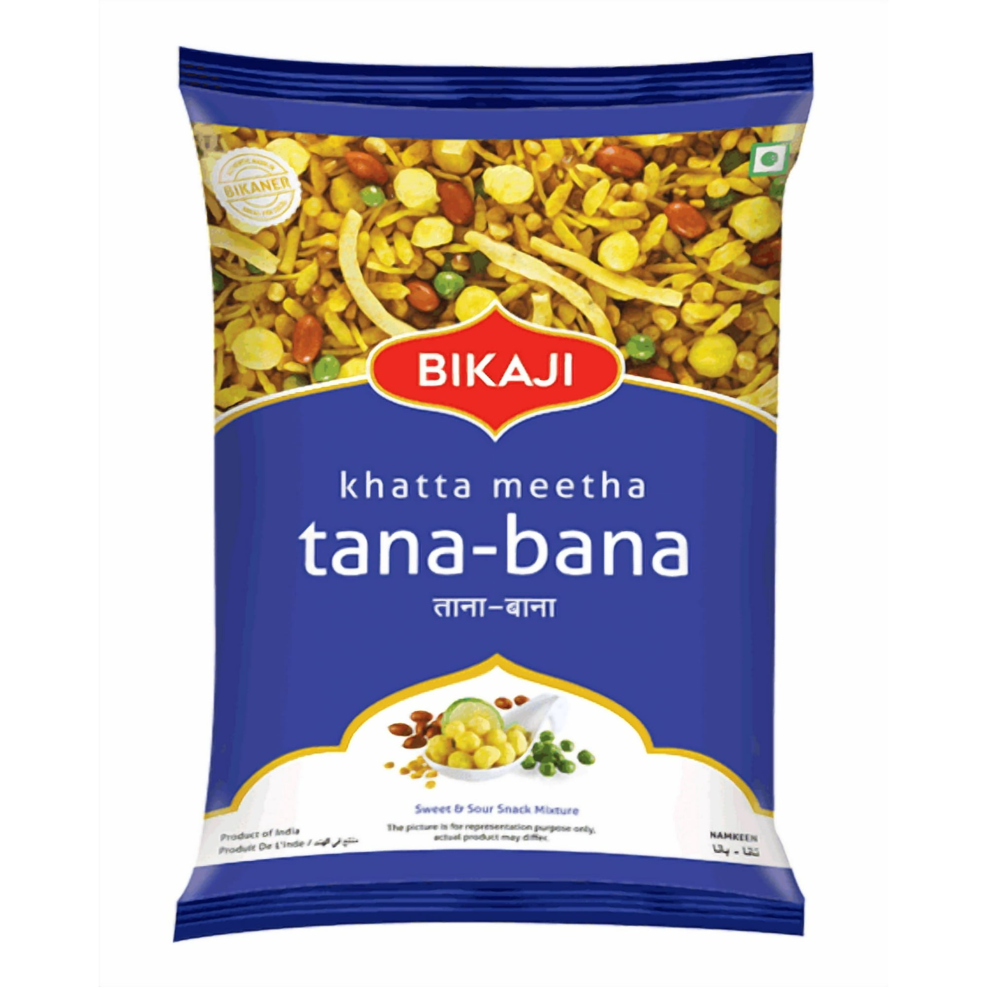 Click here for Bikaji Khatta Meetha Tana-Bana  140g 140g prices