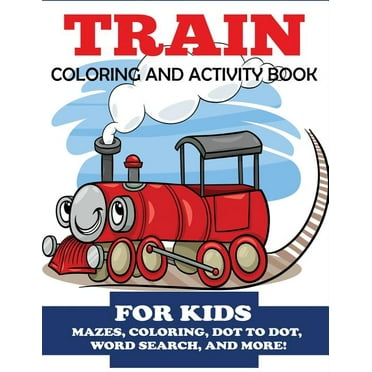 Trains Coloring Book (Paperback) - Walmart.com