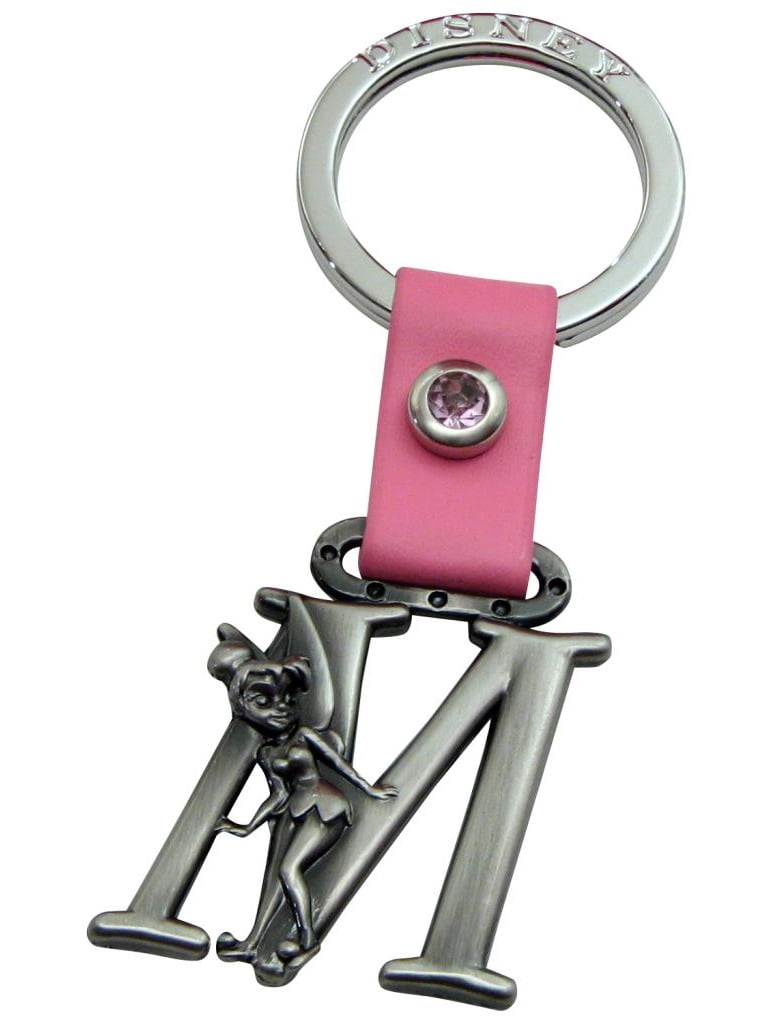 Tinker Bell Letter M Pewter Key Chain - Walmart.com