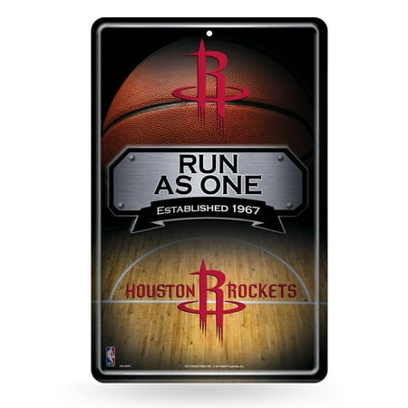 Houston Rockets 11X17 Large Embossed Metal Wall Sign | Walmart Canada
