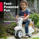 Step2 Ride Along White Scooter Foot to Floor Ride on Toy for Toddlers ...