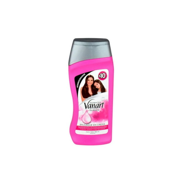 Pack de 12 Acondicionador Vanart Clásico Enjuague Rosa 180ml Vanart Clásico | Bodega Aurrera en ...