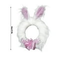Easter White Bunny Ears Headband Headwear Decoration Plush Rabbit Ear ...