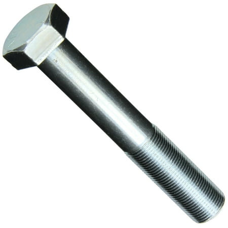 Steel Hex Bolt, Grade 5, Zinc Plated Finish, Hex Head, External Hex ...