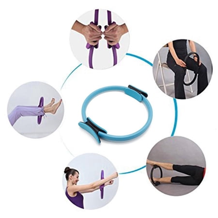 Yoga Pilates Ring Body Fitness Magic Ring Yoga Ring Pilates Ring, Blue ...
