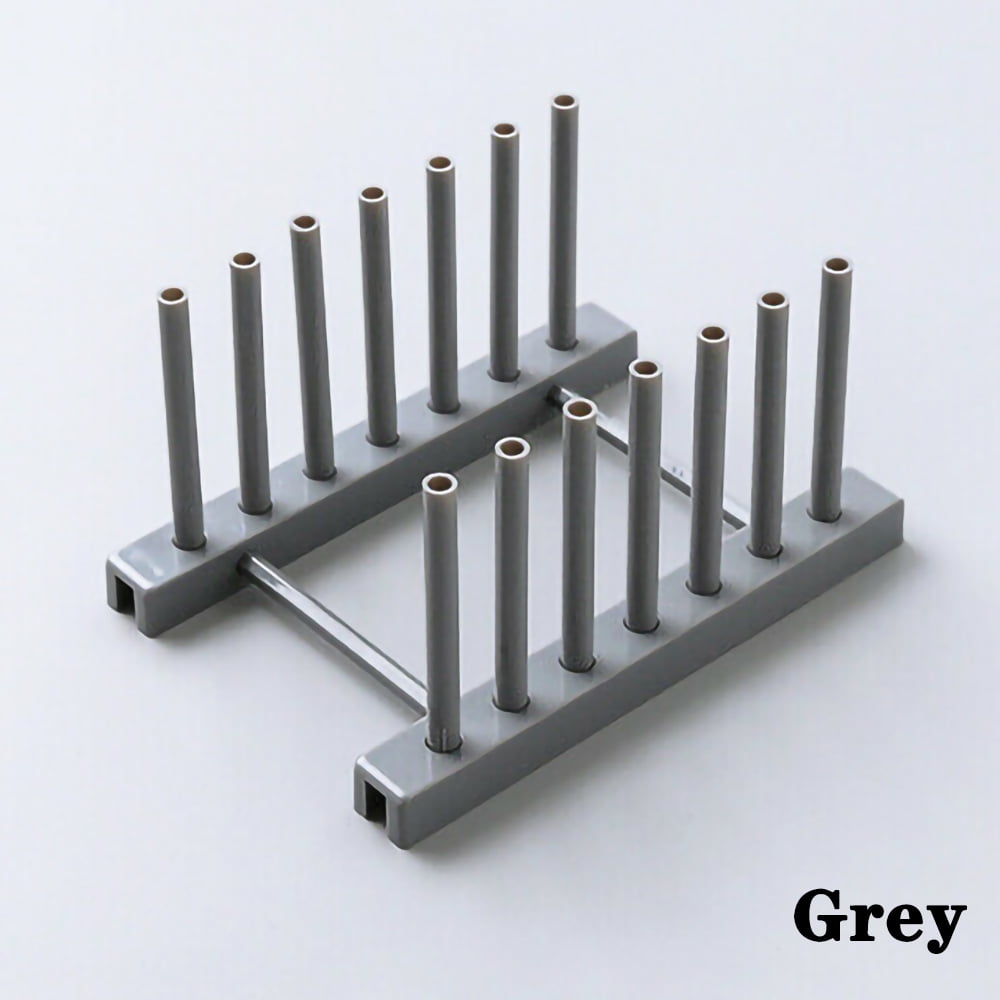 Plastic Plate Rack Pot Lid Holder Drying Storage Stander Kitchen ...