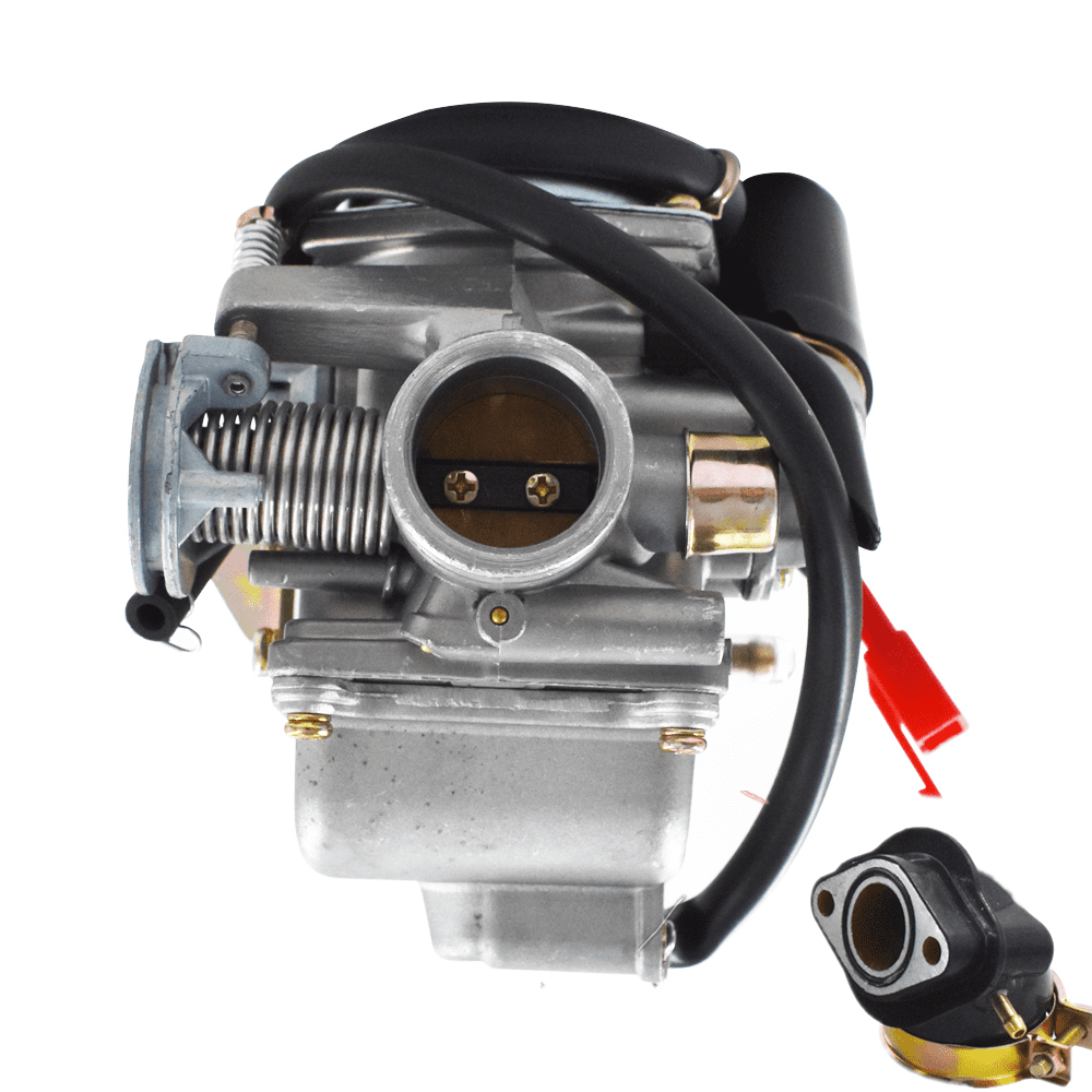 LABLT New Carburetor & Intake Manifold Fit for GY6 150cc Clone Engine ...