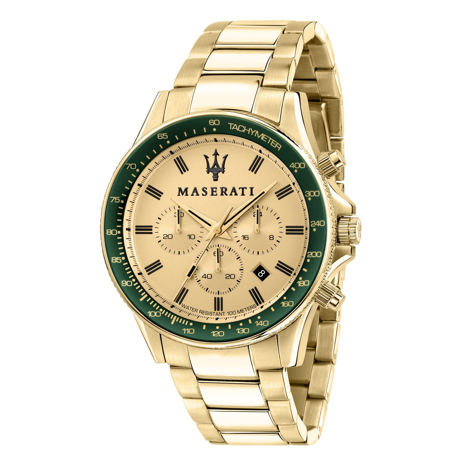 Maserati Men's Sfida R8873640005 Gold Stainless-Steel Quartz Dress ...