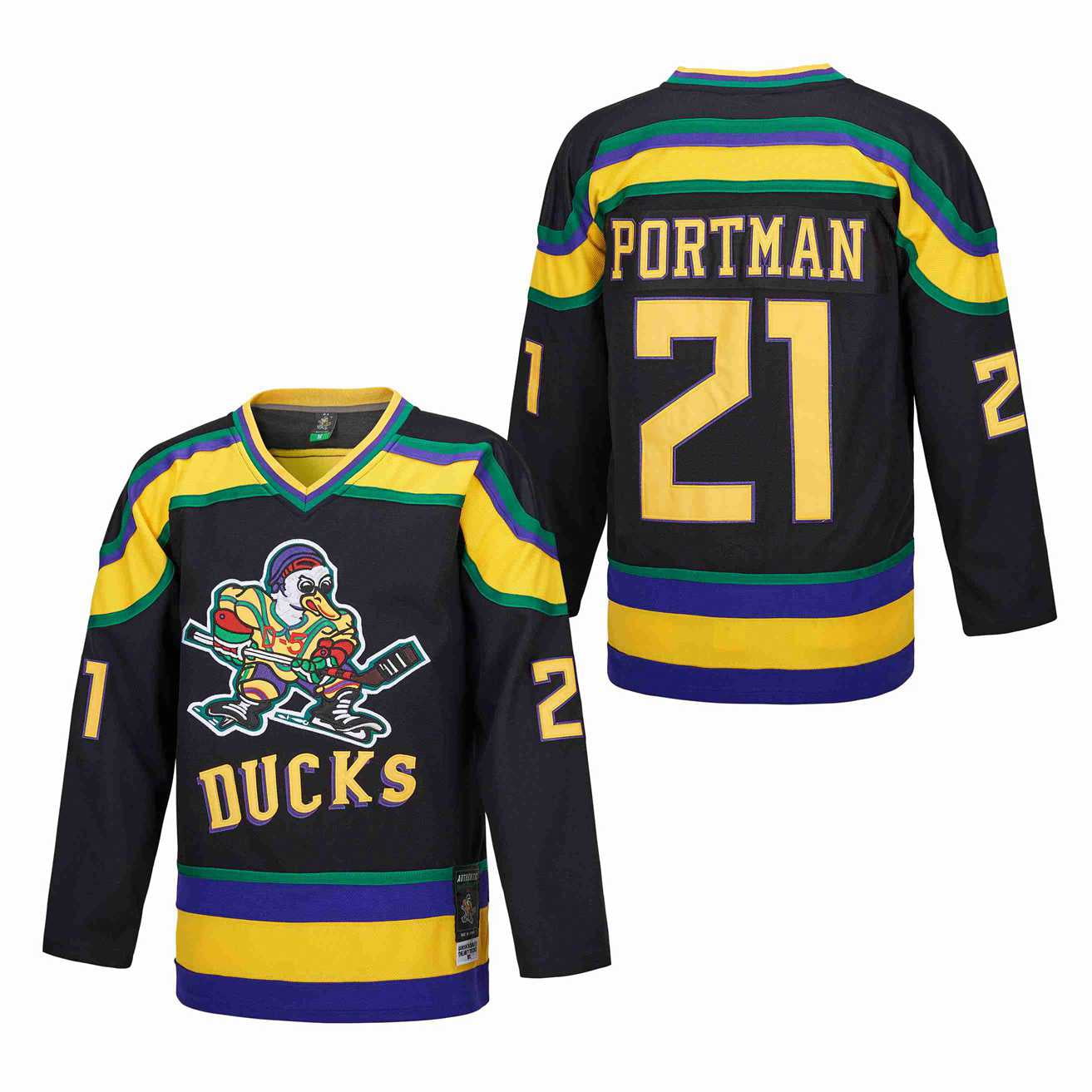 Dean Portman Mighty Ducks Jersey Dean Portman Mighty Ducks Movie Hockey ...