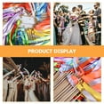 20 Pcs Ribbon Stick Wedding Send off Party Streamers Fairy Wands Decor ...