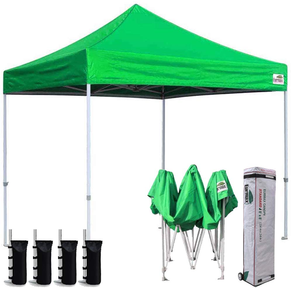 Eurmax 8x8 Feet Ez Pop up Canopy Outdoor Canopies Instant Party Tent ...