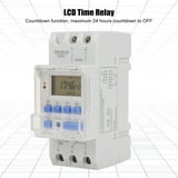 Time Relay Programmable 5V DC 16A Weekly Timer Switch LCD On Off ...