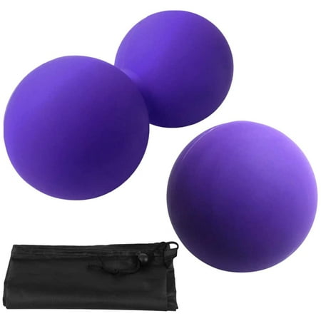 Massage Balls Set Deep Tissue Massage Ball Double Peanut Ball Fascial ...