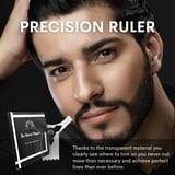 Beard Shaping Tool Guide for The Bearded Man, Best Shaper Styling Template for Perfect Line Up ...