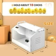 Chicken Brooder Box for Chicks, Quail Brooder with Heating Lamp, 2 Mode ...