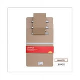 Hardboard Clipboard, 1.25" Clip Capacity, Holds 8.5 x 11 Sheets, Brown ...