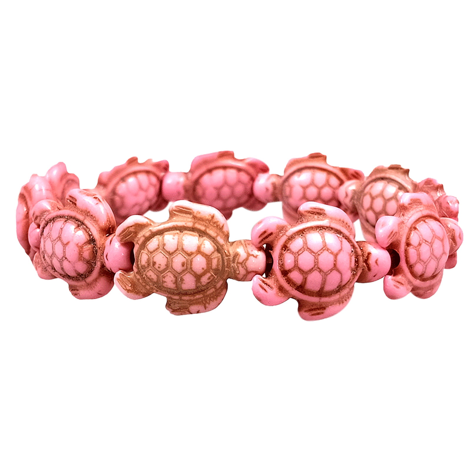 VerPetridure Novel Turquoise Turtle Elastic Elastic Charm Bracelet ...