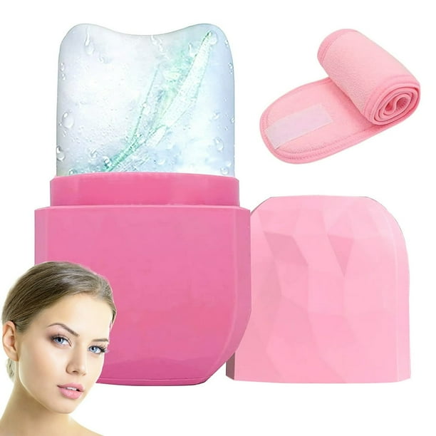 AMERTEER Ice Cube Tray Rolling Ice Deepen Contours Repairs Skin Facial ...