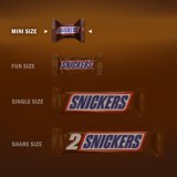 Snickers Fun Pack - Shareable Mini Size Milk Chocolate Candy Bars ...